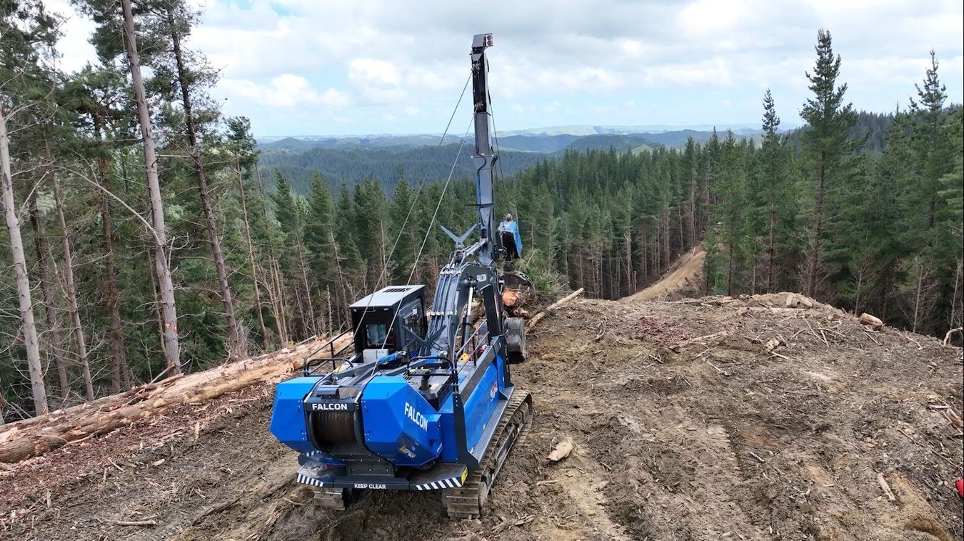 Falcon Hydraulic Yarder | Excavator Based Yarder - Logging Equipment